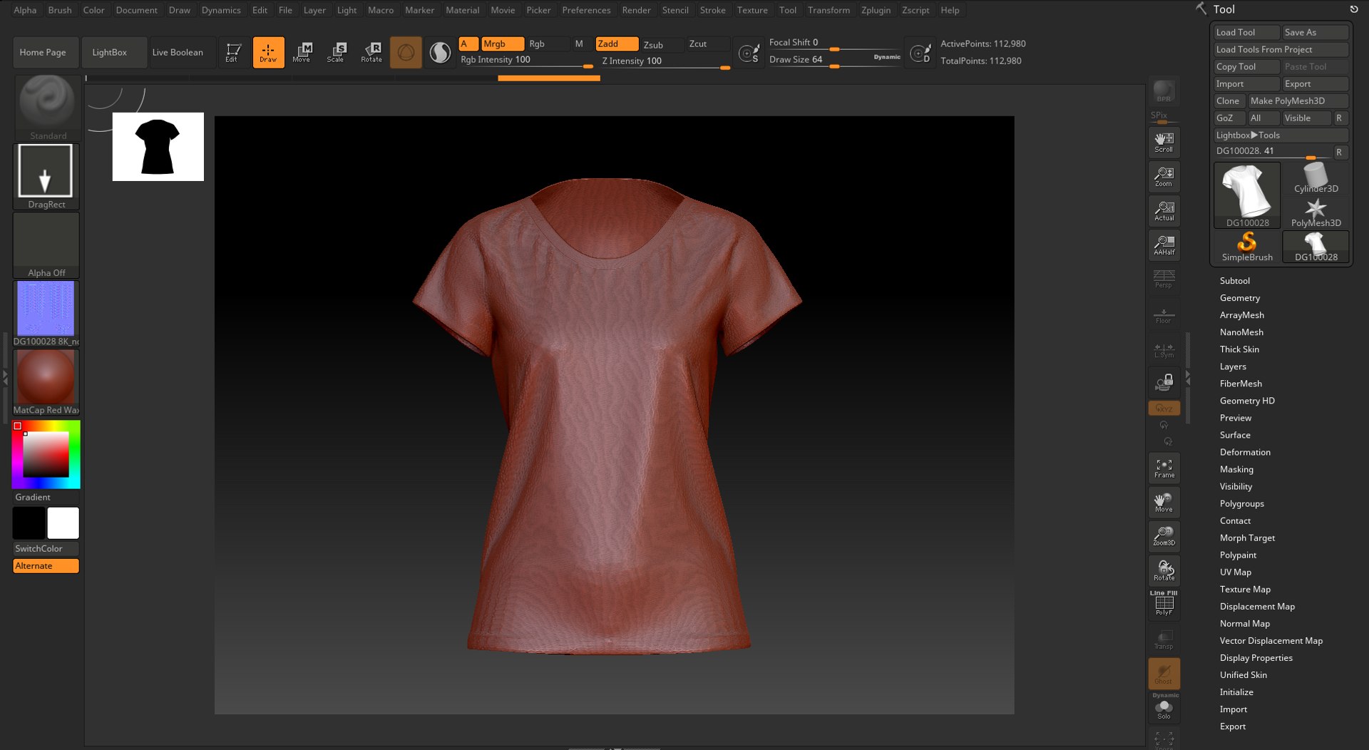 Leaf Neck Women Tee Design 3D Model - TurboSquid 1956405