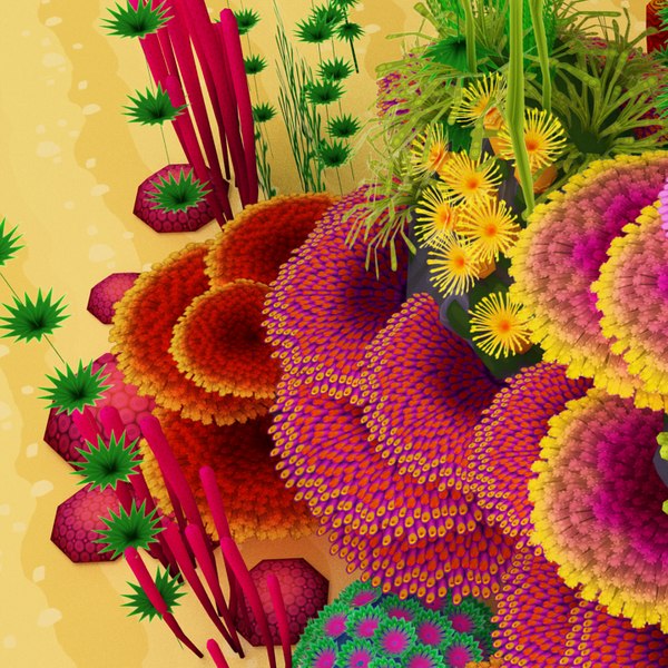 forest seaweed seascape x