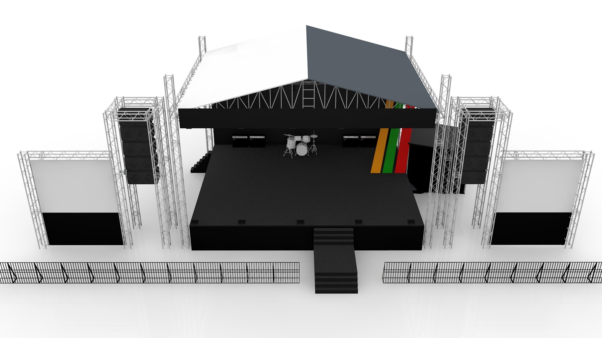 Stage Rigging 3D Model - TurboSquid 1491406