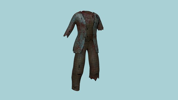 Zombie Clothing 08 Colors - Undead Character Design 3D - TurboSquid 1858688