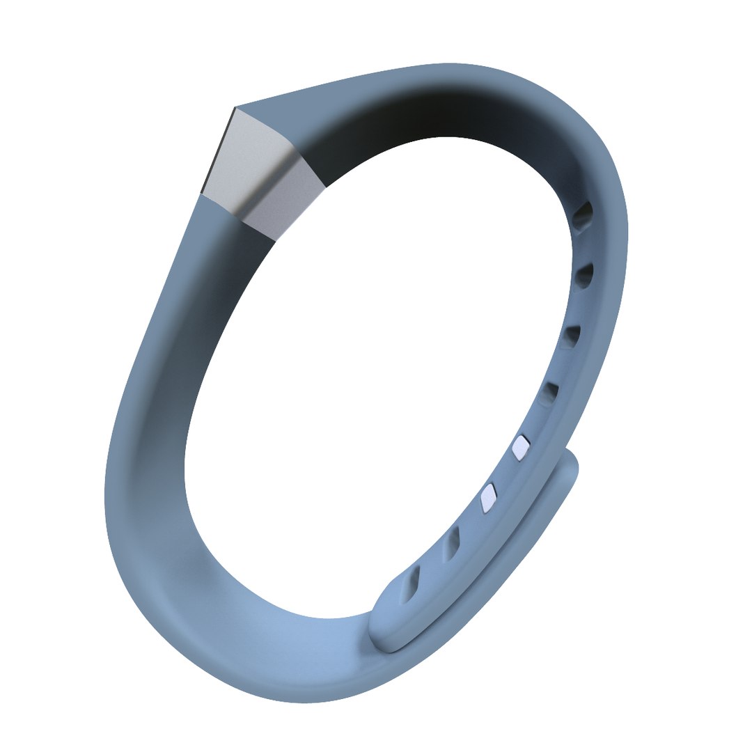 fitbit force watch 3d model