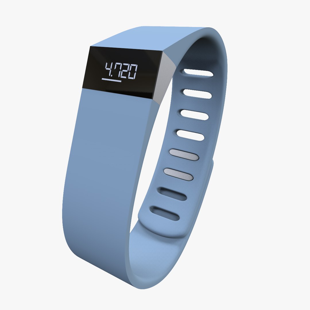 fitbit force watch 3d model