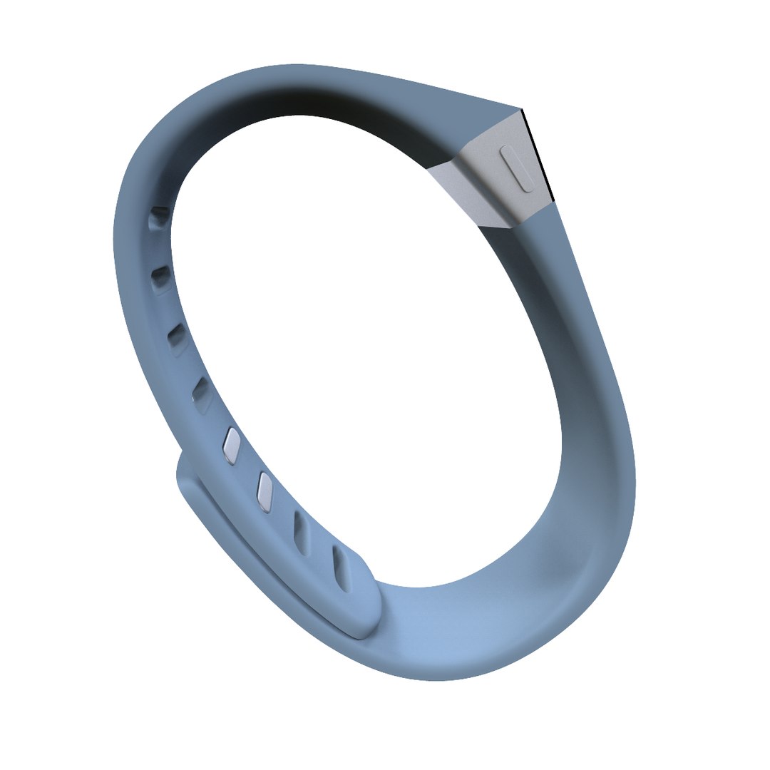 fitbit force watch 3d model