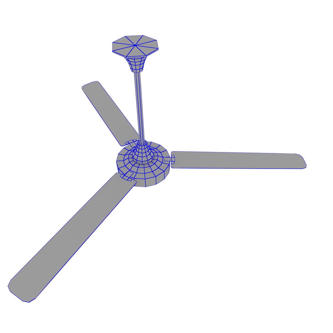 3D Ceiling Fan Animated - TurboSquid 1726119