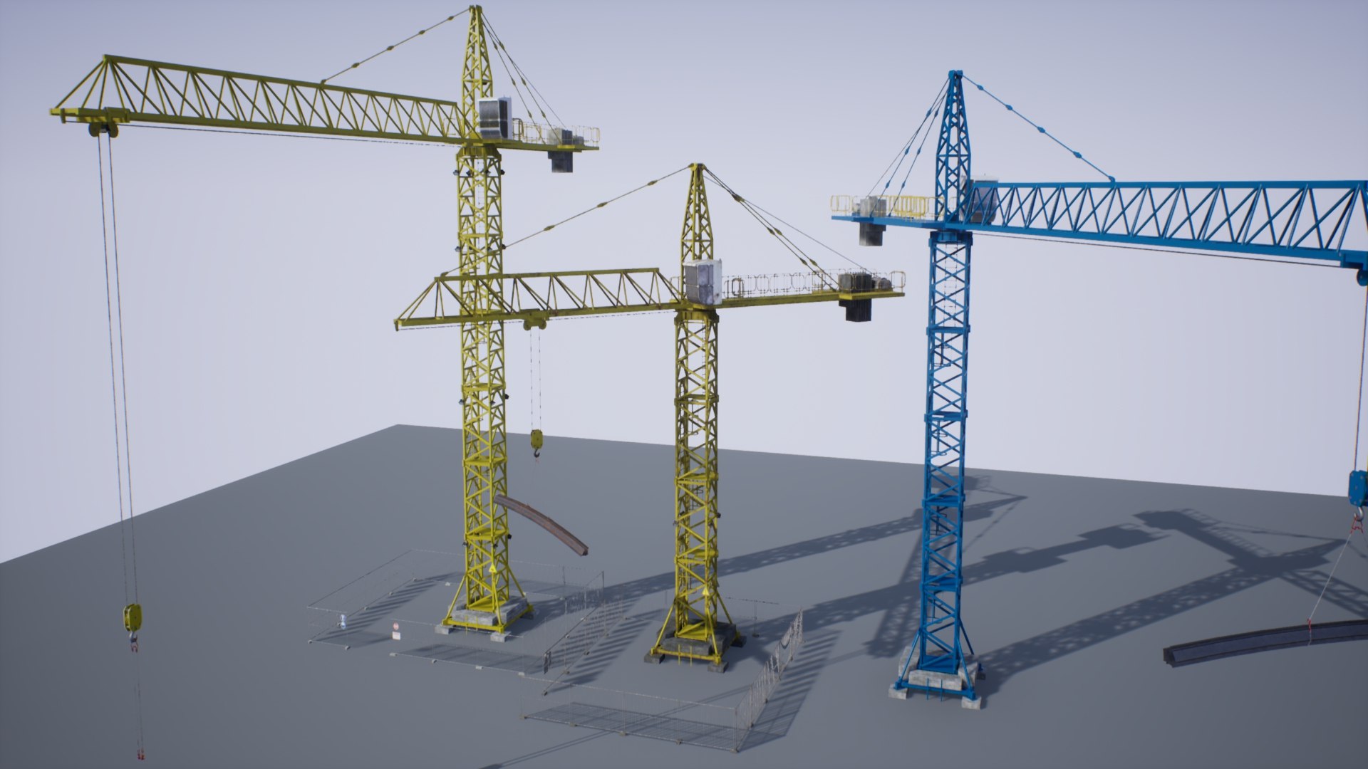 Pbr Modular Tower Crane 3D Model - TurboSquid 1430330