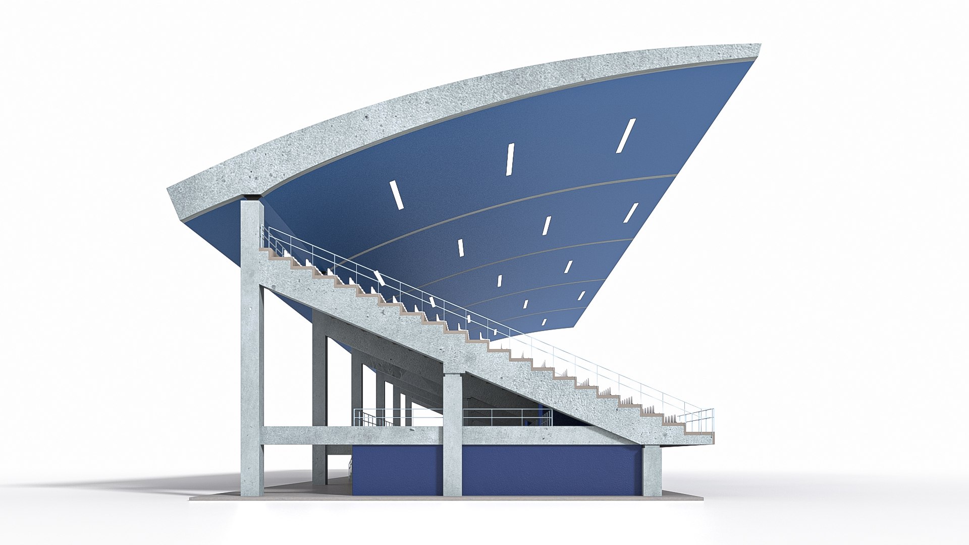 Grandstand 03 3D Model - TurboSquid 2314540