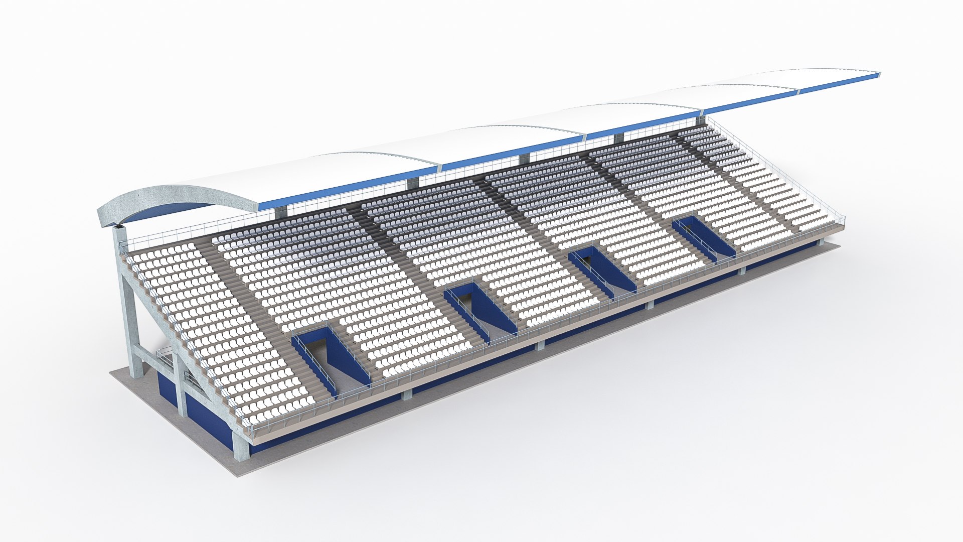 Grandstand 03 3D Model - TurboSquid 2314540