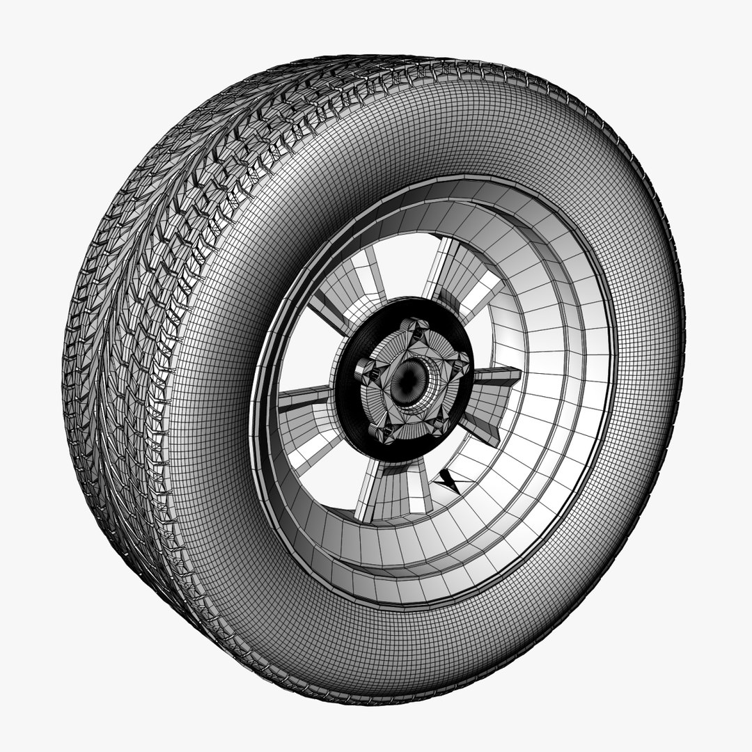 Maya Muscle Car Wheel