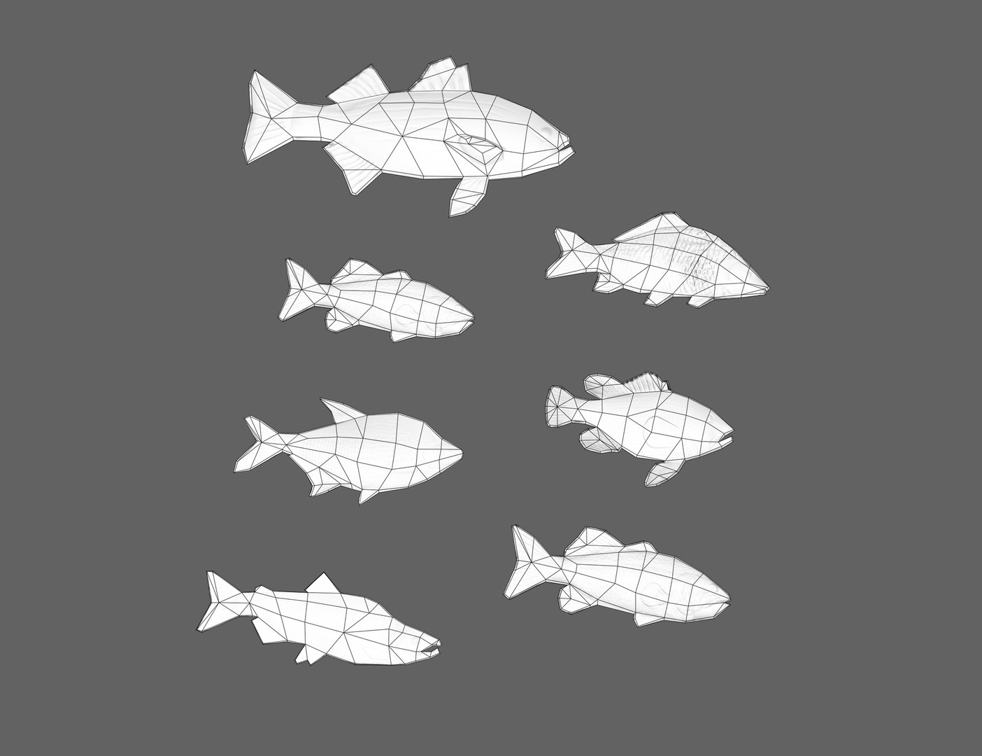 Fish Pack 3D - TurboSquid 2391273