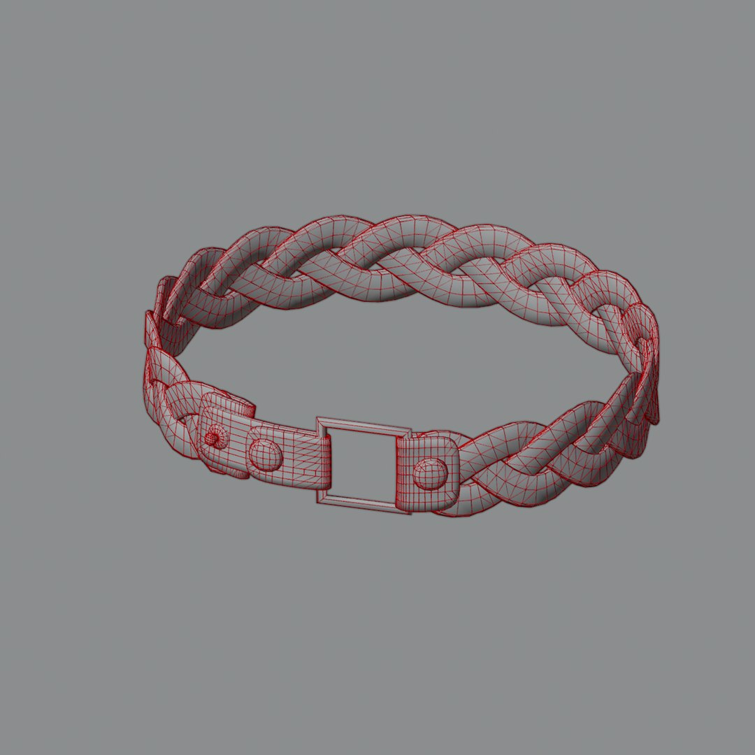 3D Braided bracelet - TurboSquid 2081657