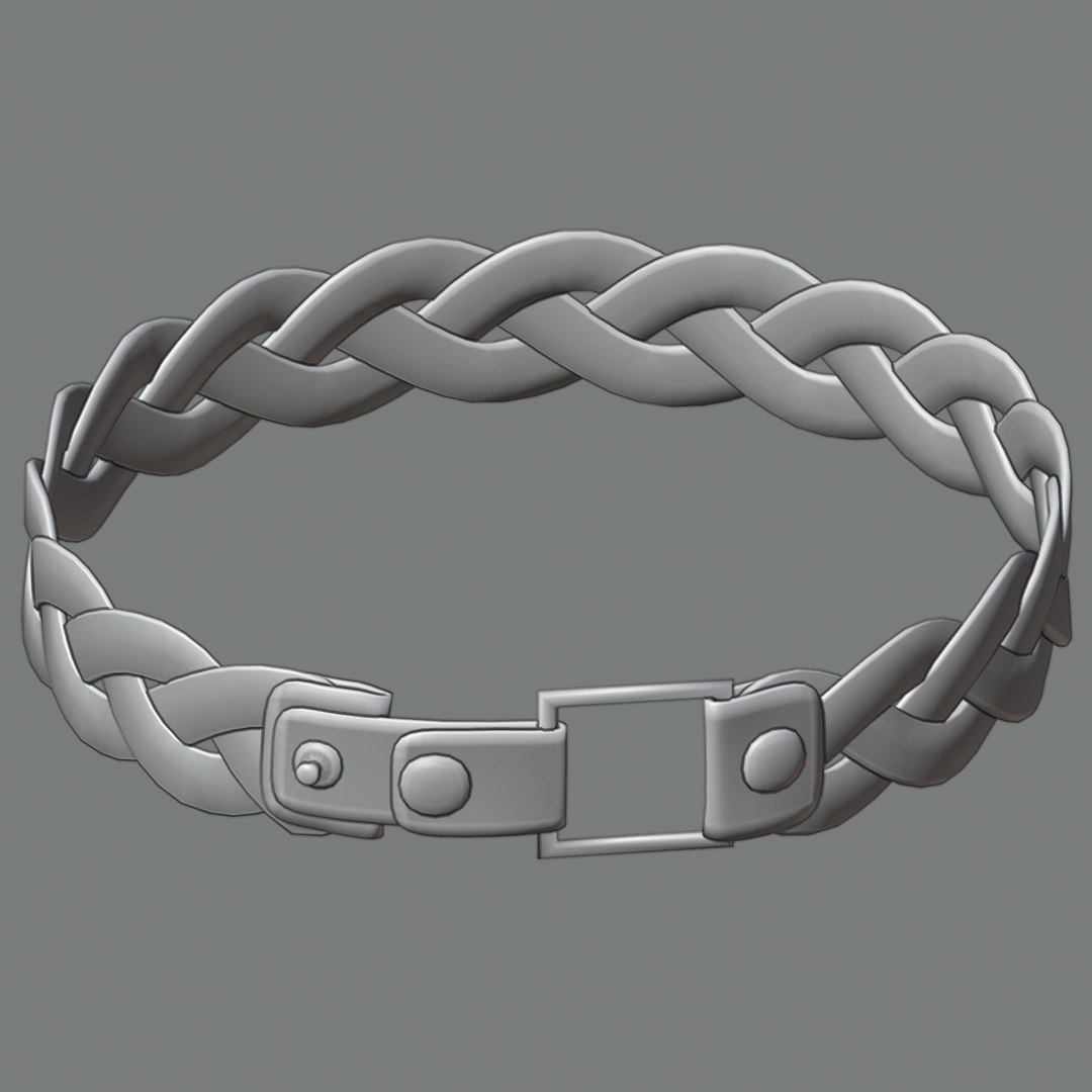 3D Braided bracelet - TurboSquid 2081657