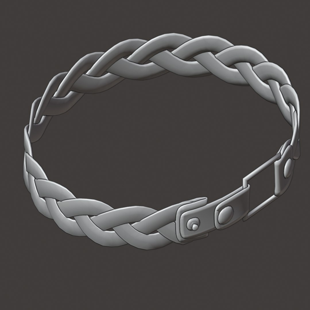 3D Braided bracelet - TurboSquid 2081657