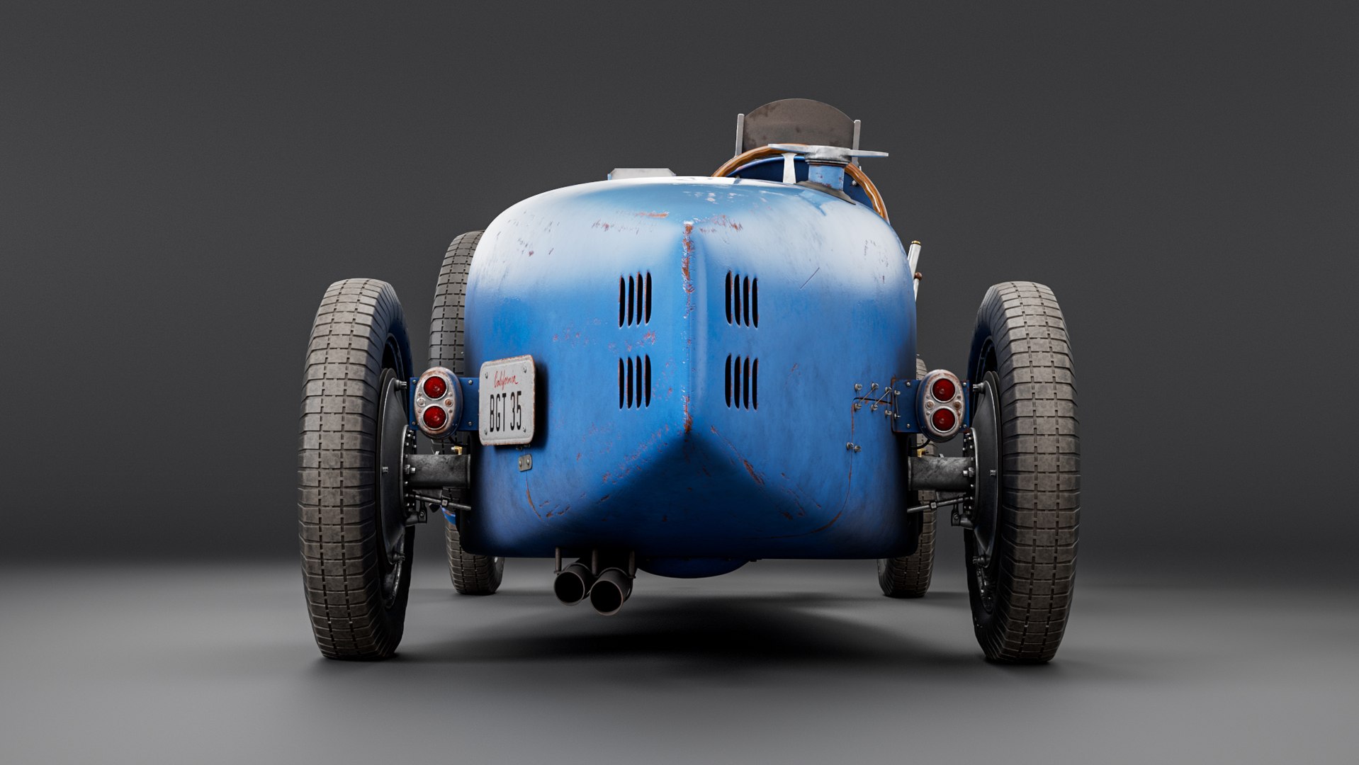 1925 Bugatti Type-35C - Full 3D Asset 3D - TurboSquid 2183530