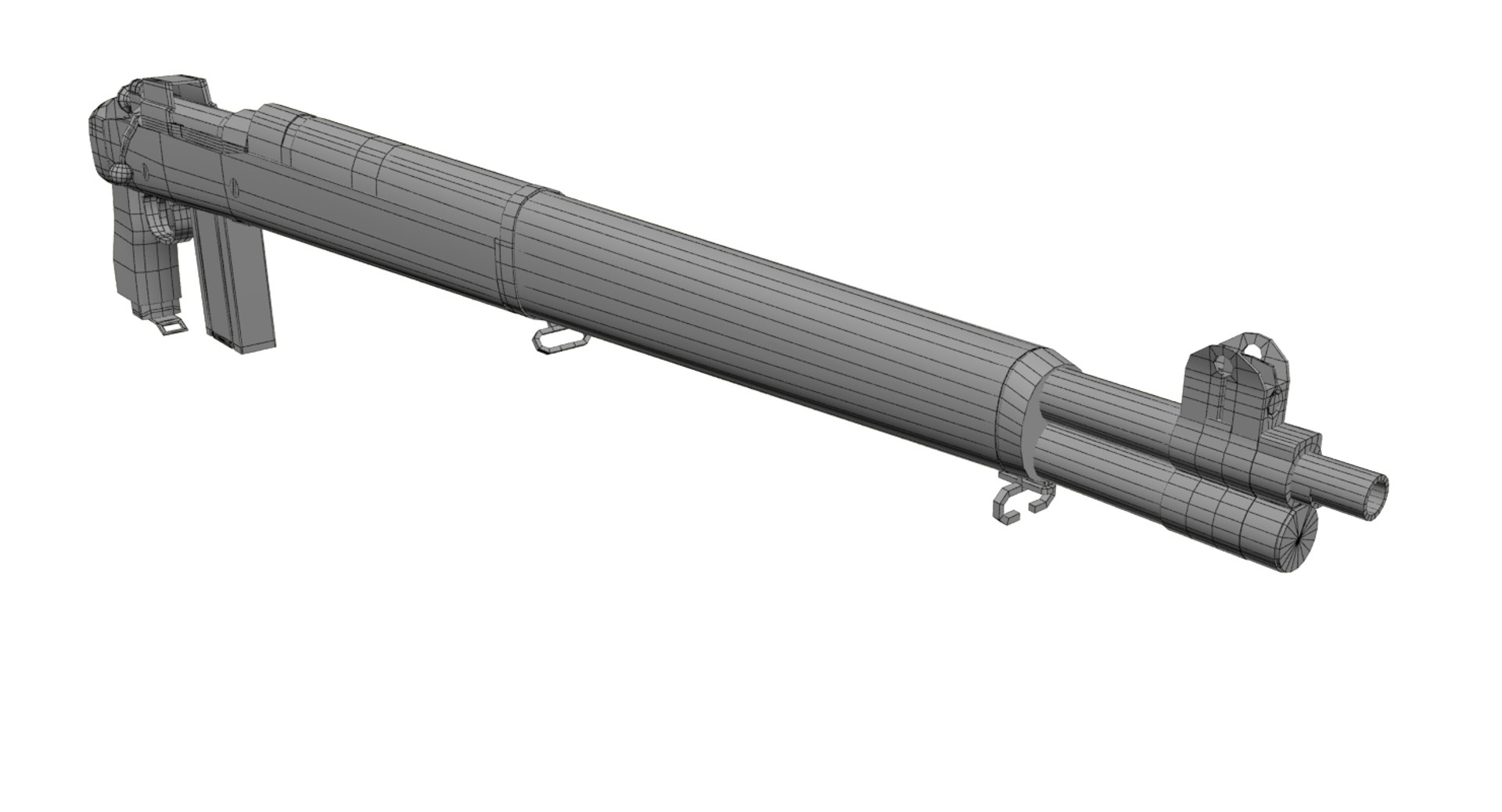Springfield Rifle Multiple Variations 3d Model