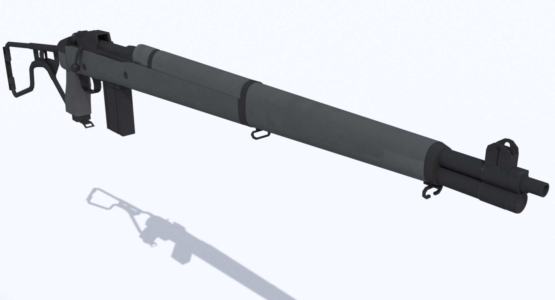 Springfield Rifle Multiple Variations 3d Model
