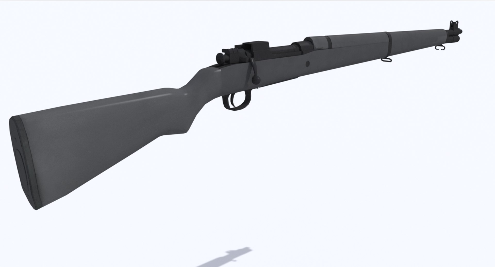 Springfield Rifle Multiple Variations 3d Model