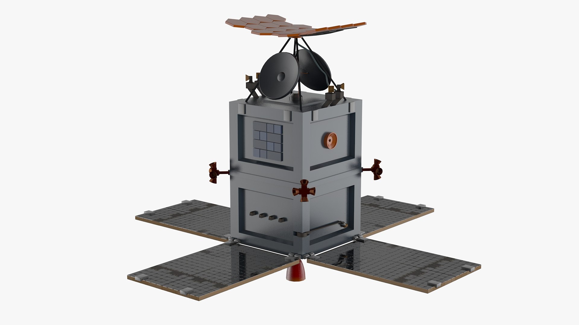 Generic Satellite Solar Model - TurboSquid 1580174
