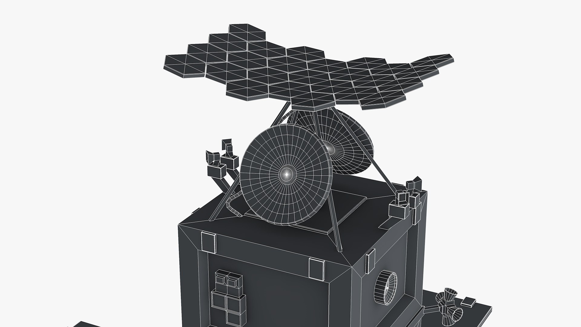Generic Satellite Solar Model - TurboSquid 1580174