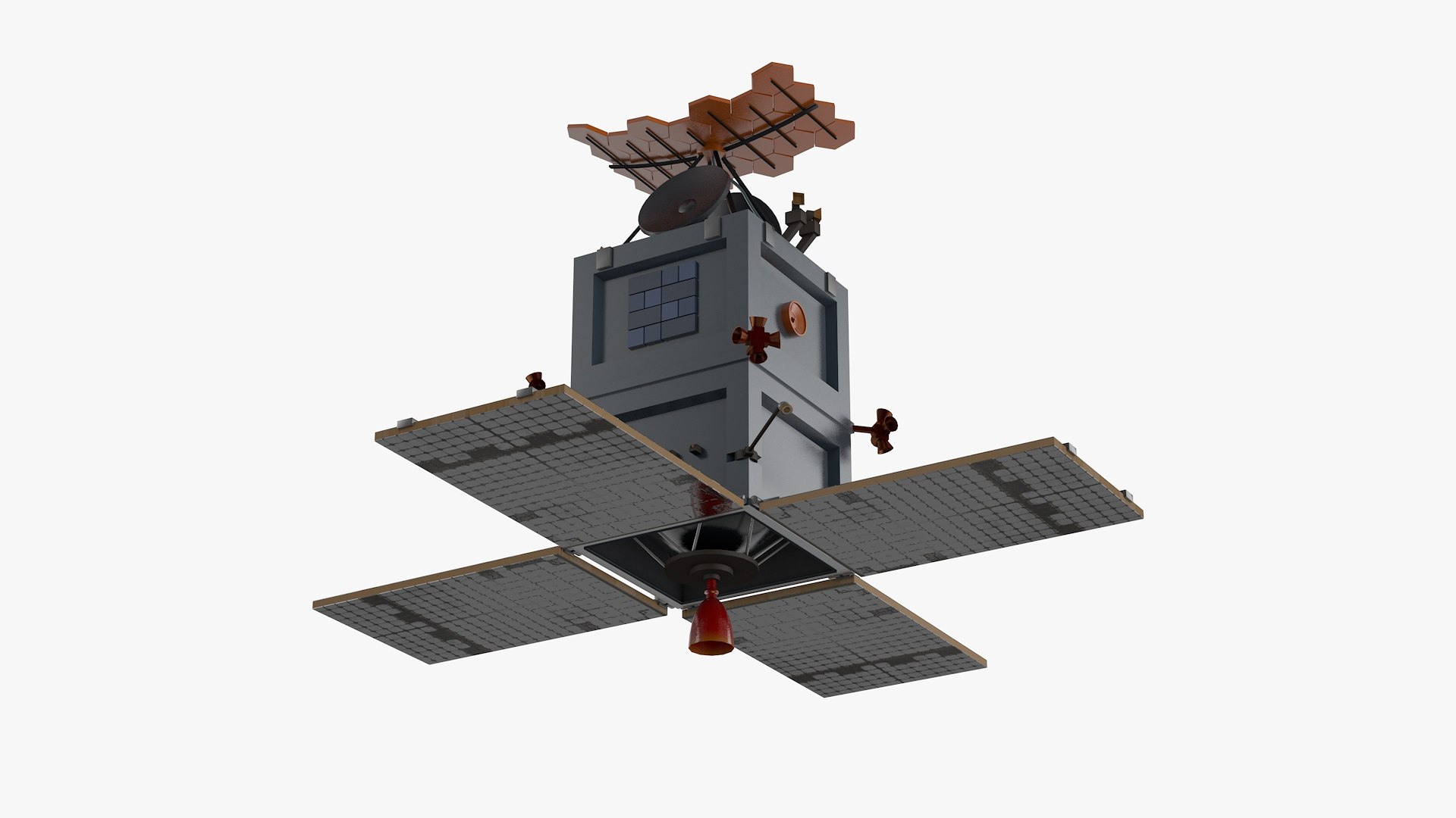 Generic Satellite Solar Model - TurboSquid 1580174