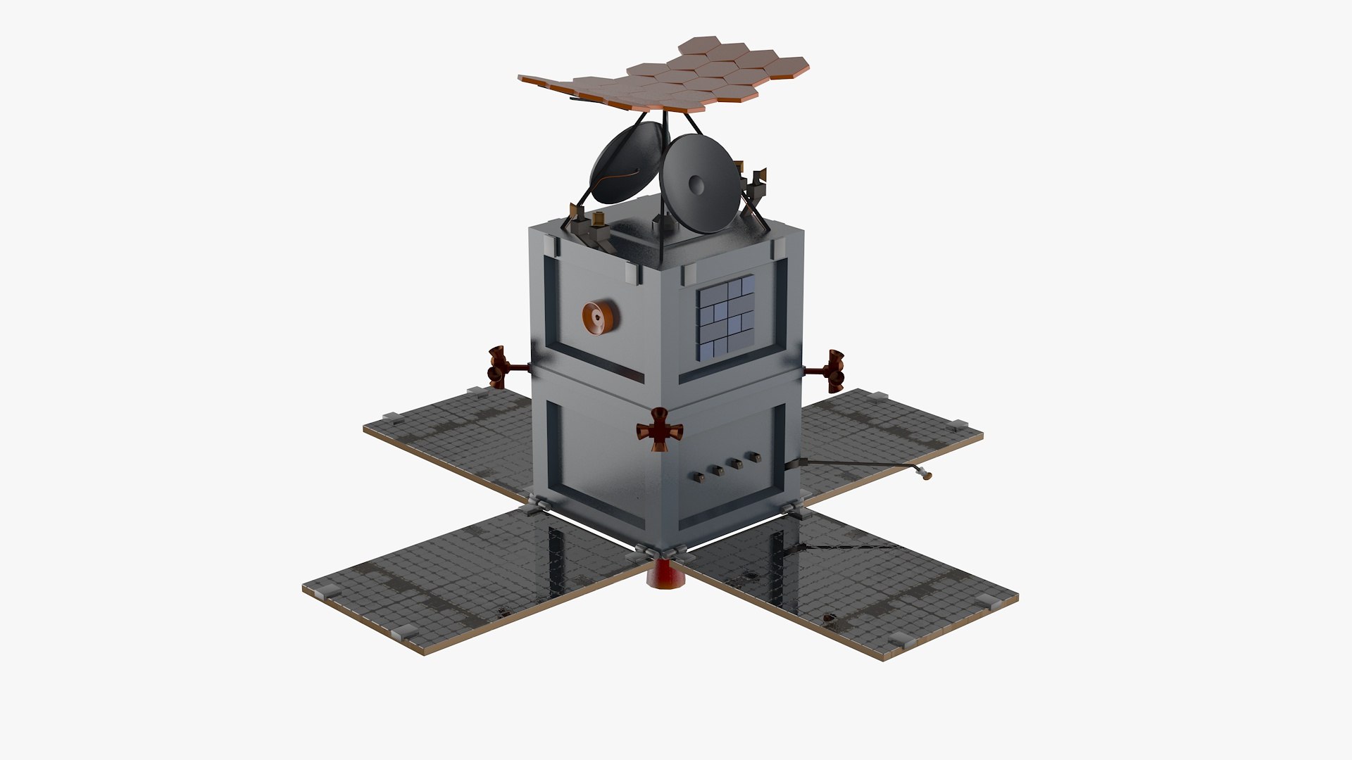 Generic Satellite Solar Model - TurboSquid 1580174