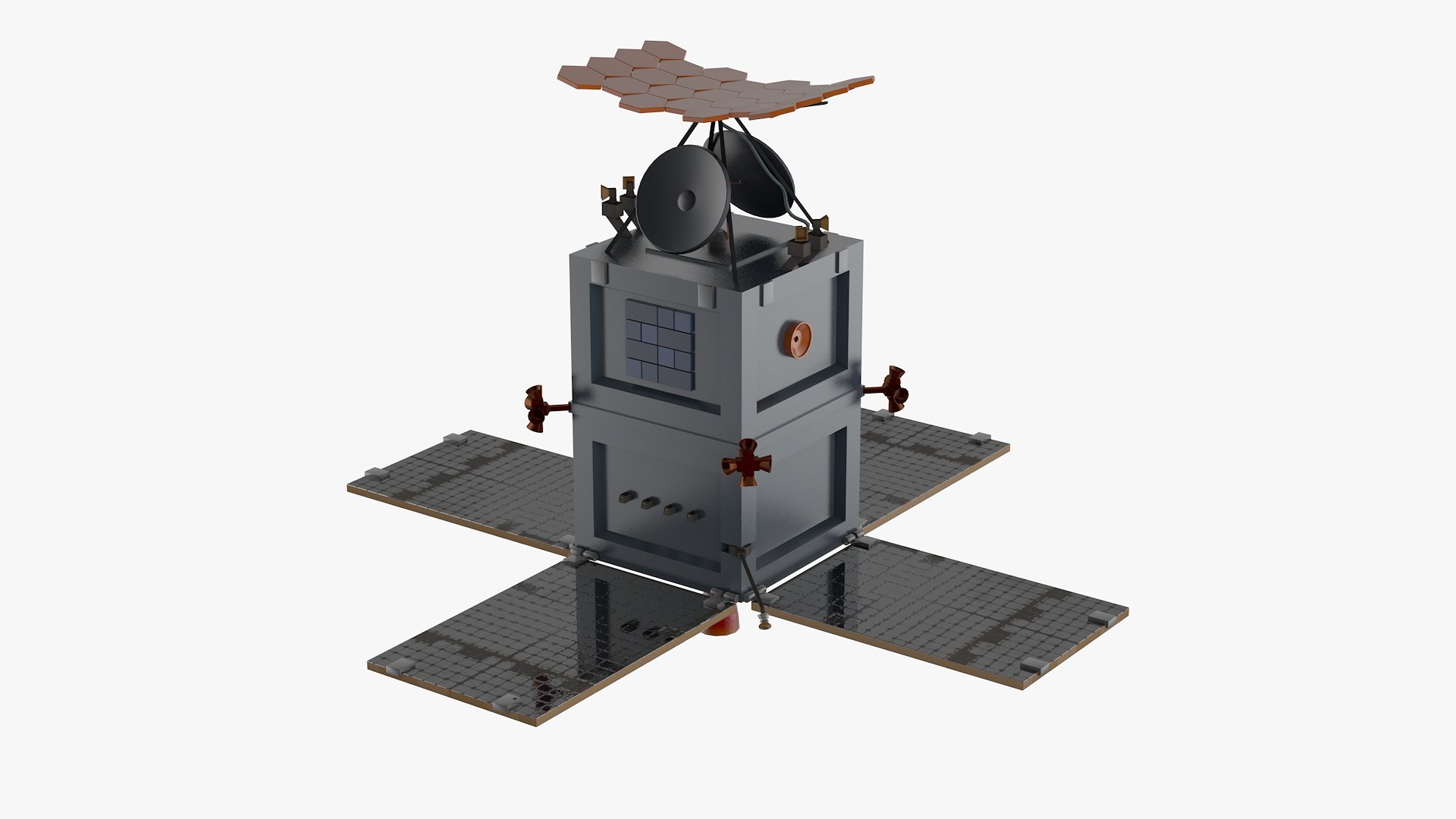 Generic Satellite Solar Model - TurboSquid 1580174