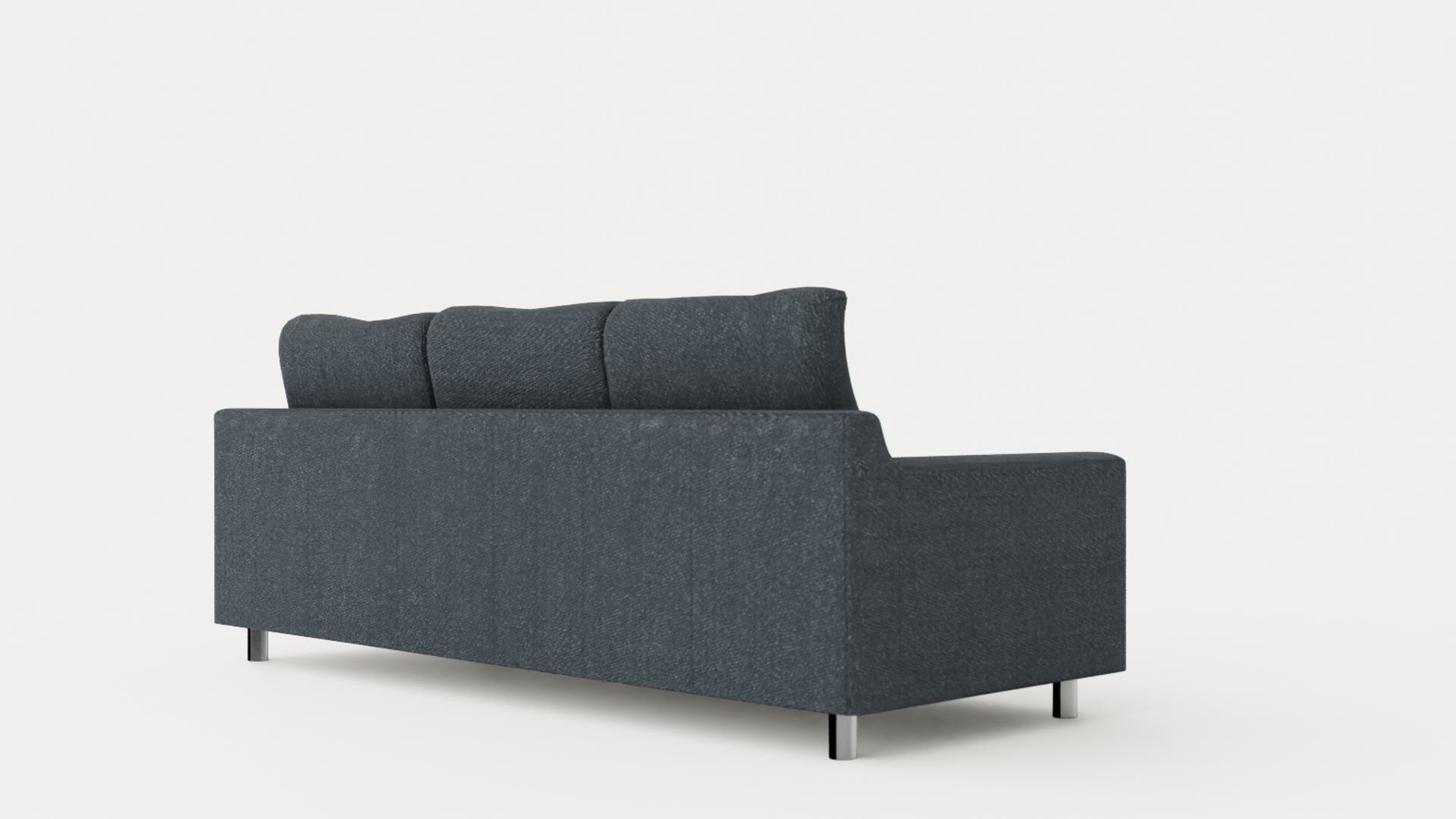 Razon Divan Bed Sofa Right Dark Gray 3D Model - TurboSquid 2232084