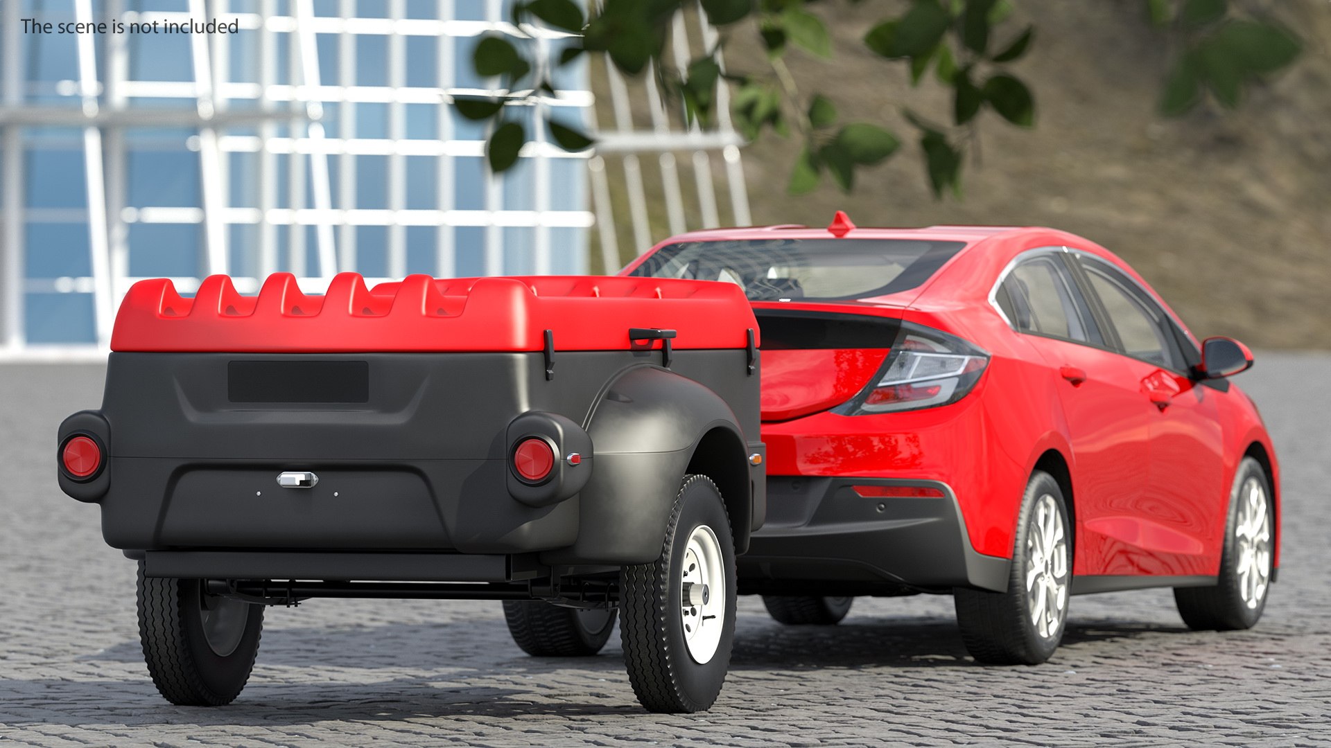 3D Enclosed Mini Cargo Trailer Model - TurboSquid 1603046