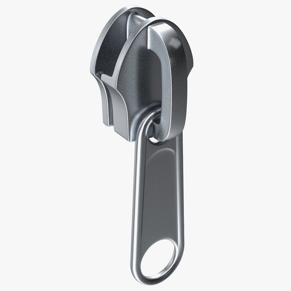 Concealed Zipper with Slider Black 3D model - TurboSquid 1832876