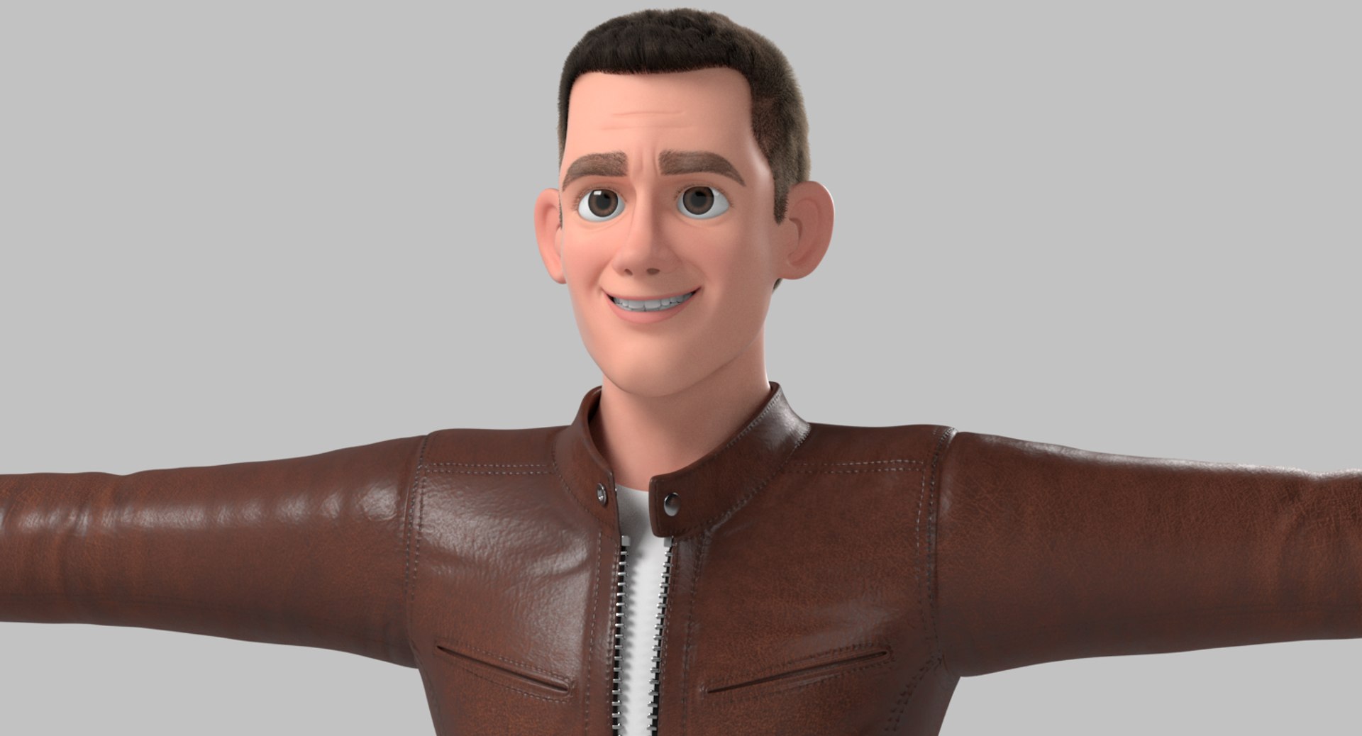 3d ryan cartoon man handsome