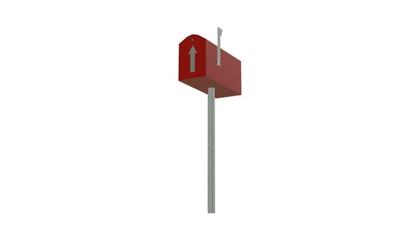 3D Old mailbox - Low Poly - TurboSquid 1892789