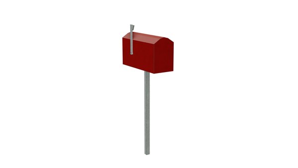 3D Old mailbox - Low Poly - TurboSquid 1892789