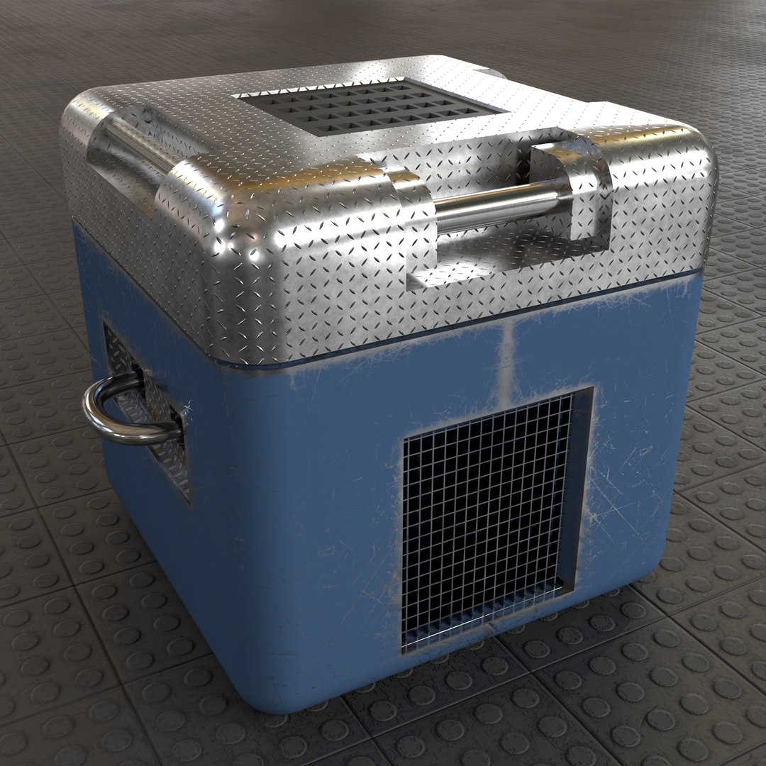 SCIFI BOX Blue - MIX RETRO BOX 3D Model - TurboSquid 2045052