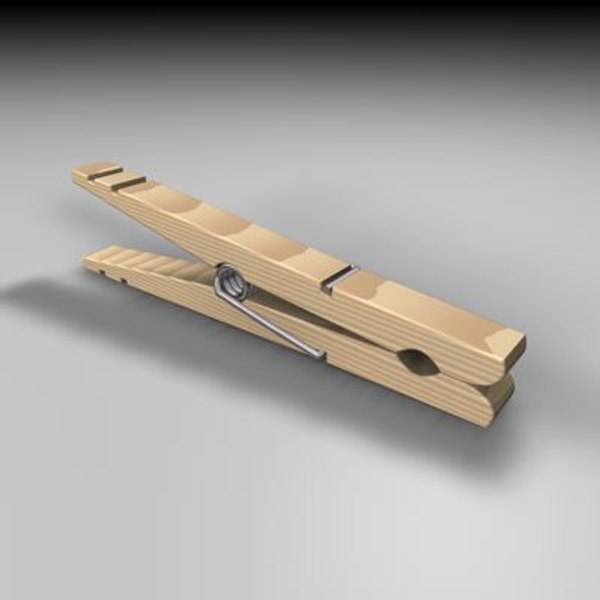 3d model clothes pin