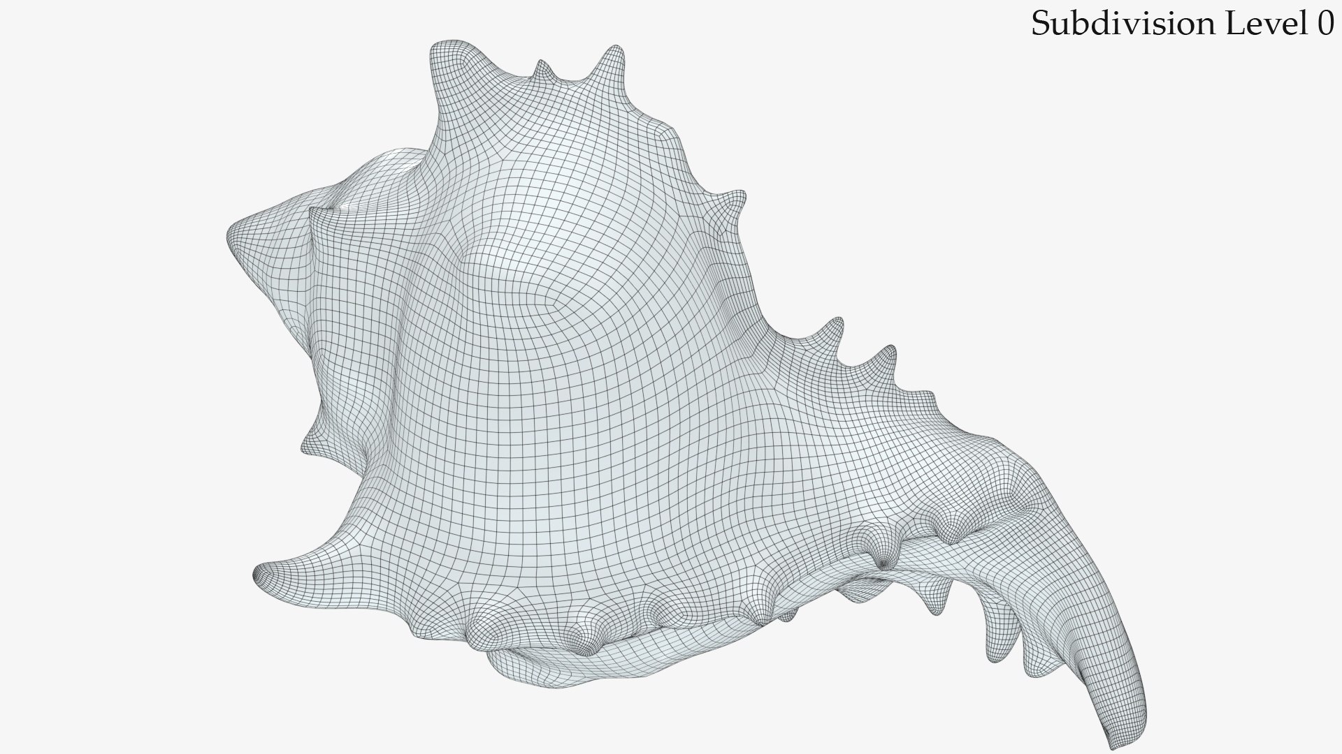 3D model Big Sea Shell Plastic Toy - TurboSquid 1996552