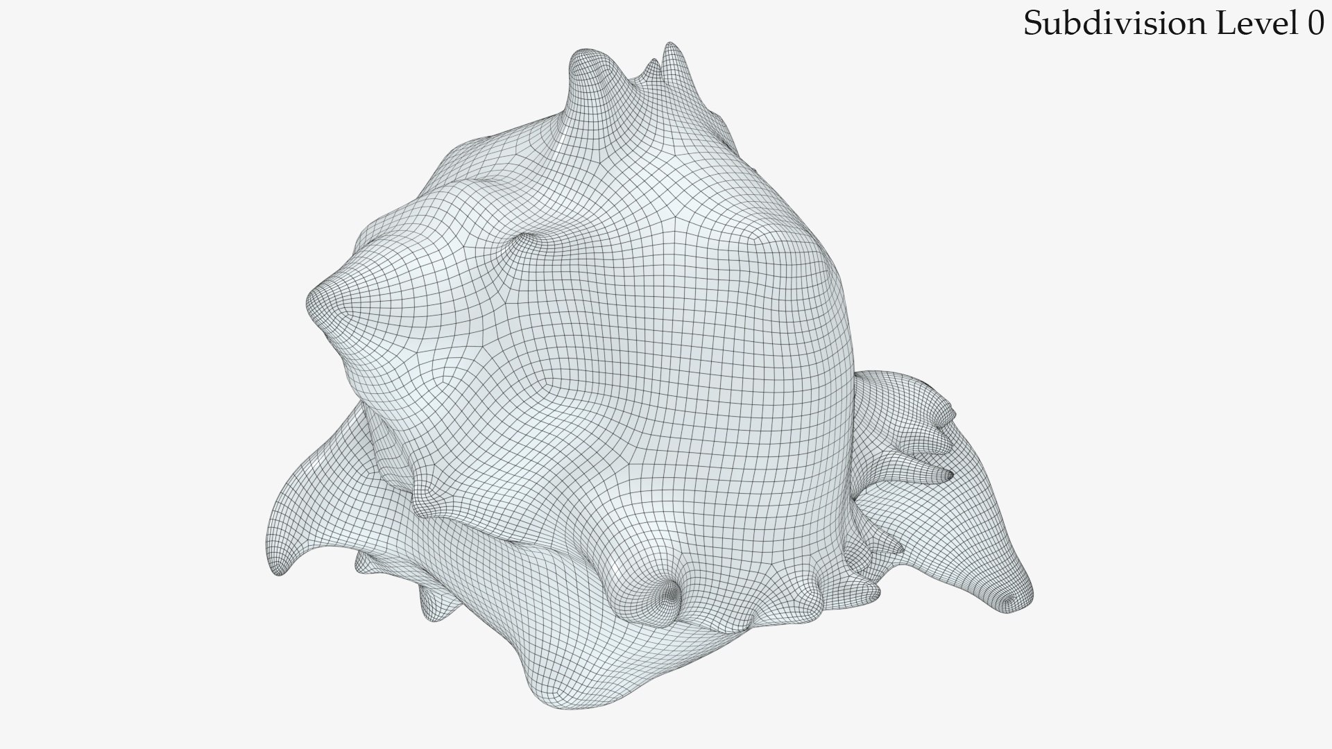 3D model Big Sea Shell Plastic Toy - TurboSquid 1996552