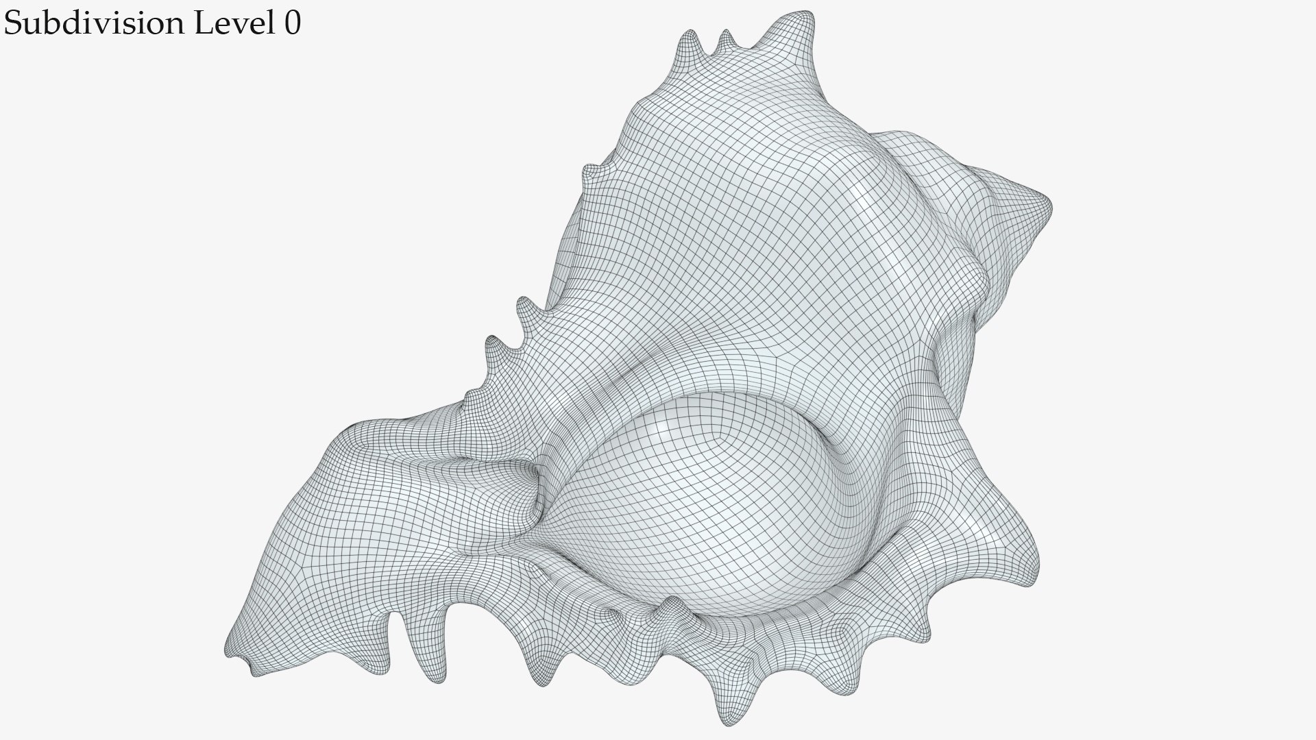 3D model Big Sea Shell Plastic Toy - TurboSquid 1996552
