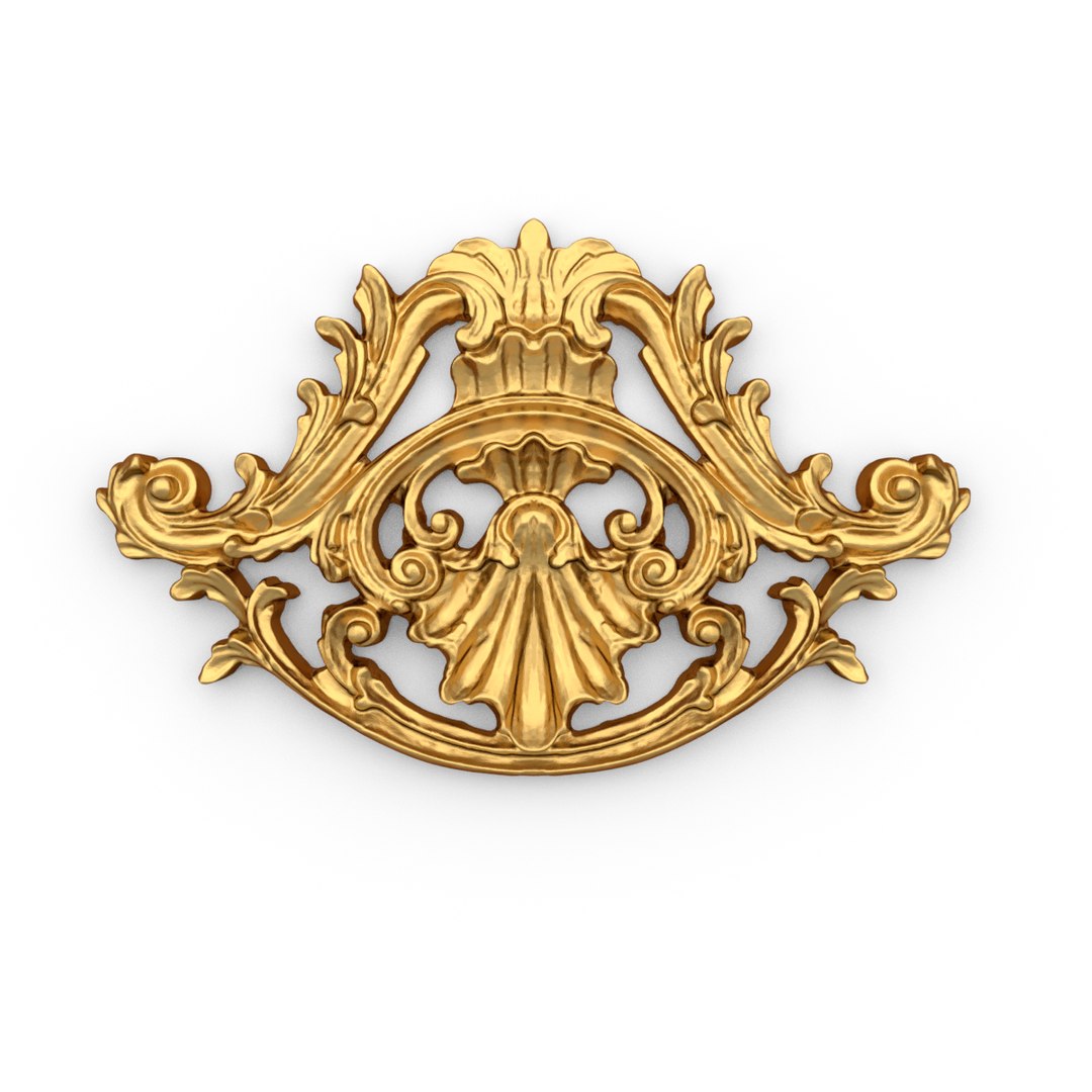 3D Classic Decor Ornament 333 Model - TurboSquid 2116716