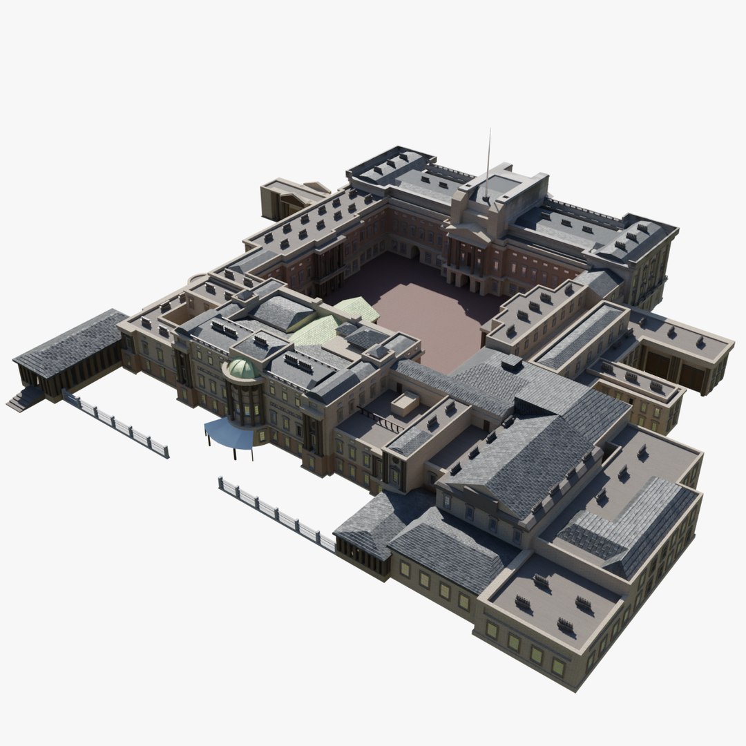 Buckingham Palace 3D model - TurboSquid 2102184