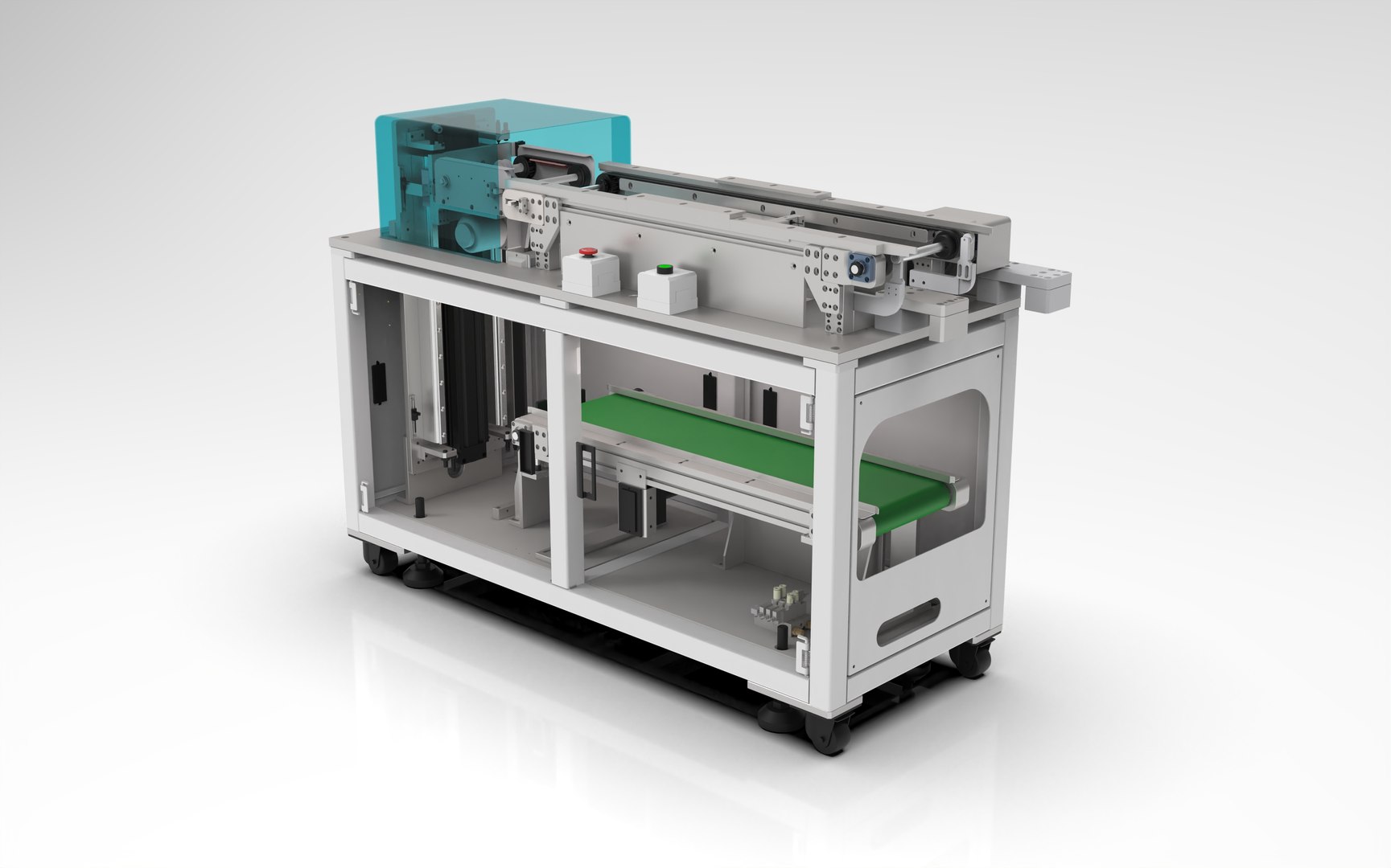 Automotive Assembly Line Lift System 3D Model - TurboSquid 1835504