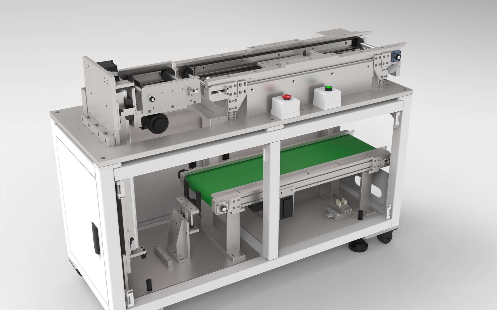 Automotive Assembly Line Lift System 3D Model - TurboSquid 1835504