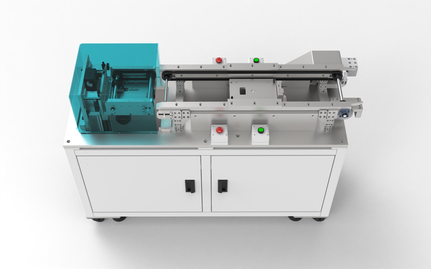 Automotive Assembly Line Lift System 3D Model - TurboSquid 1835504