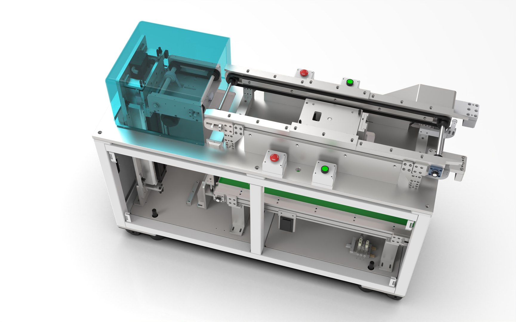 Automotive Assembly Line Lift System 3D Model - TurboSquid 1835504