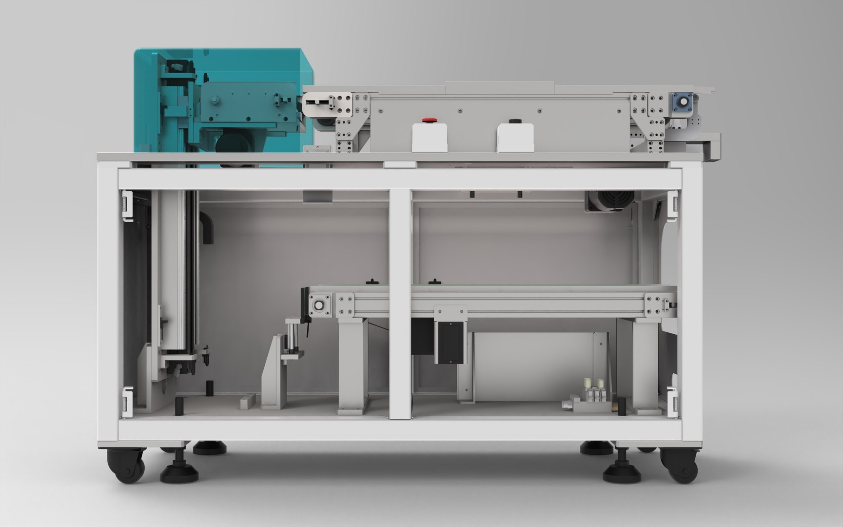 Automotive Assembly Line Lift System 3D Model - TurboSquid 1835504
