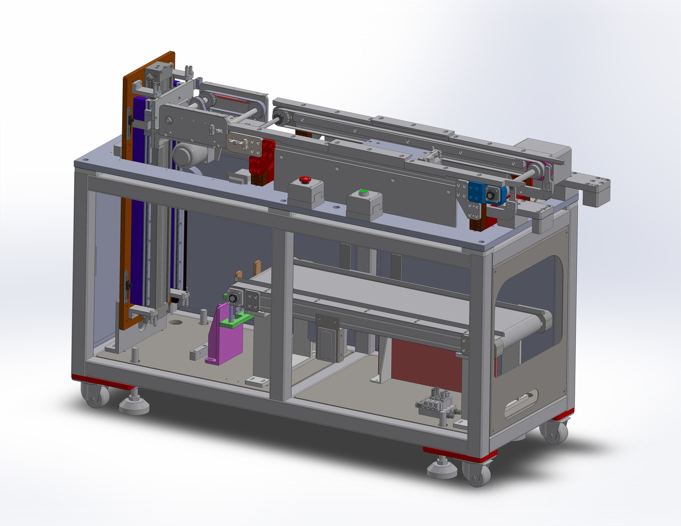 Automotive Assembly Line Lift System 3D Model - TurboSquid 1835504