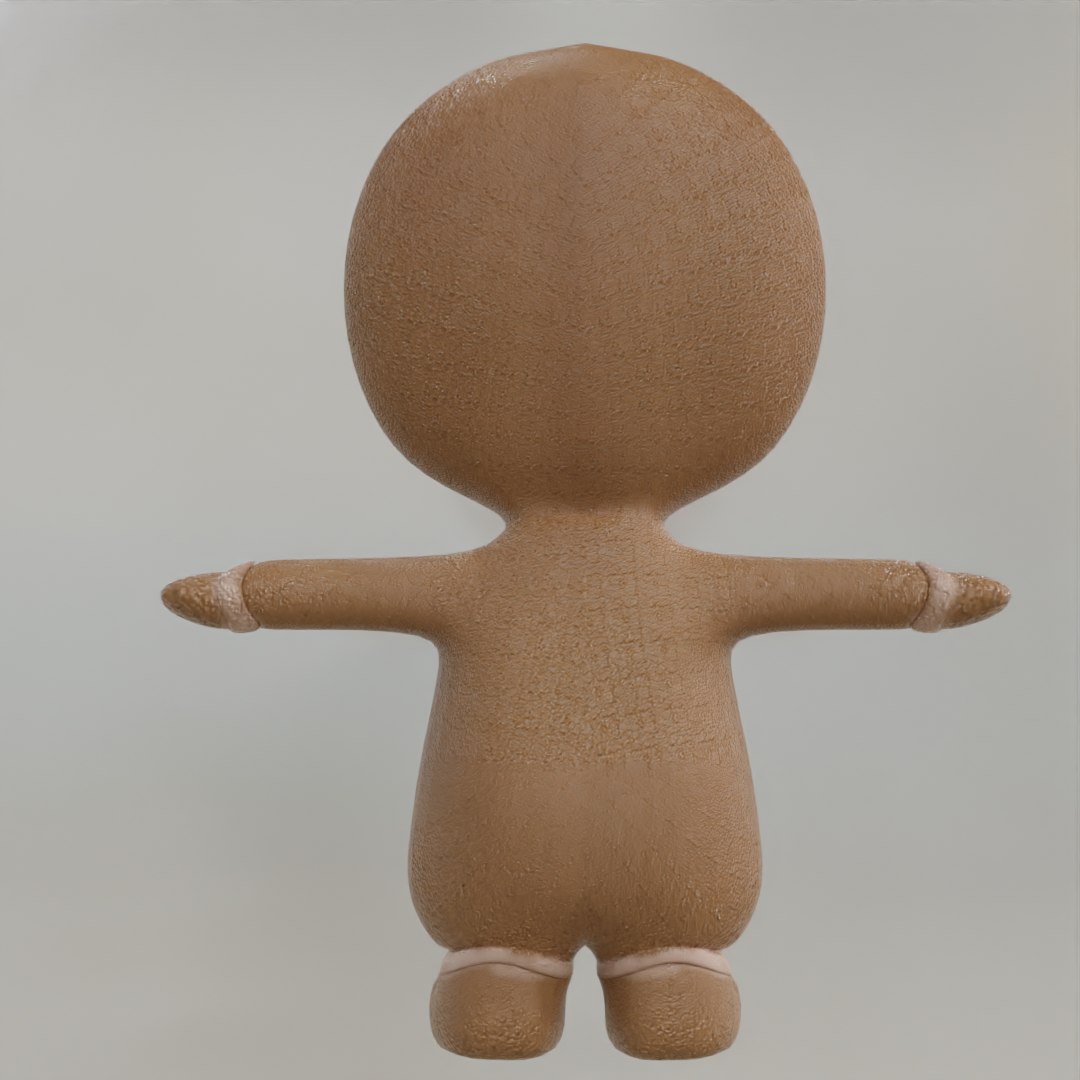 3D Gingerbread Man - TurboSquid 1972602