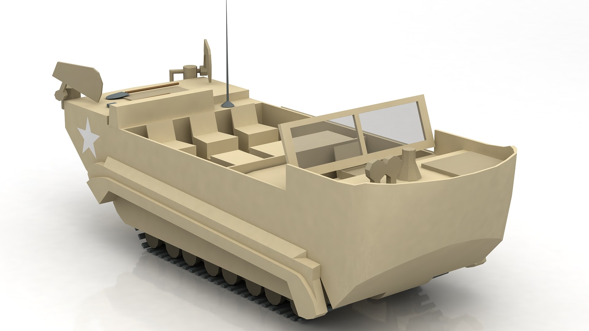 M29 Weasel Military Tank 3D model - TurboSquid 1787881