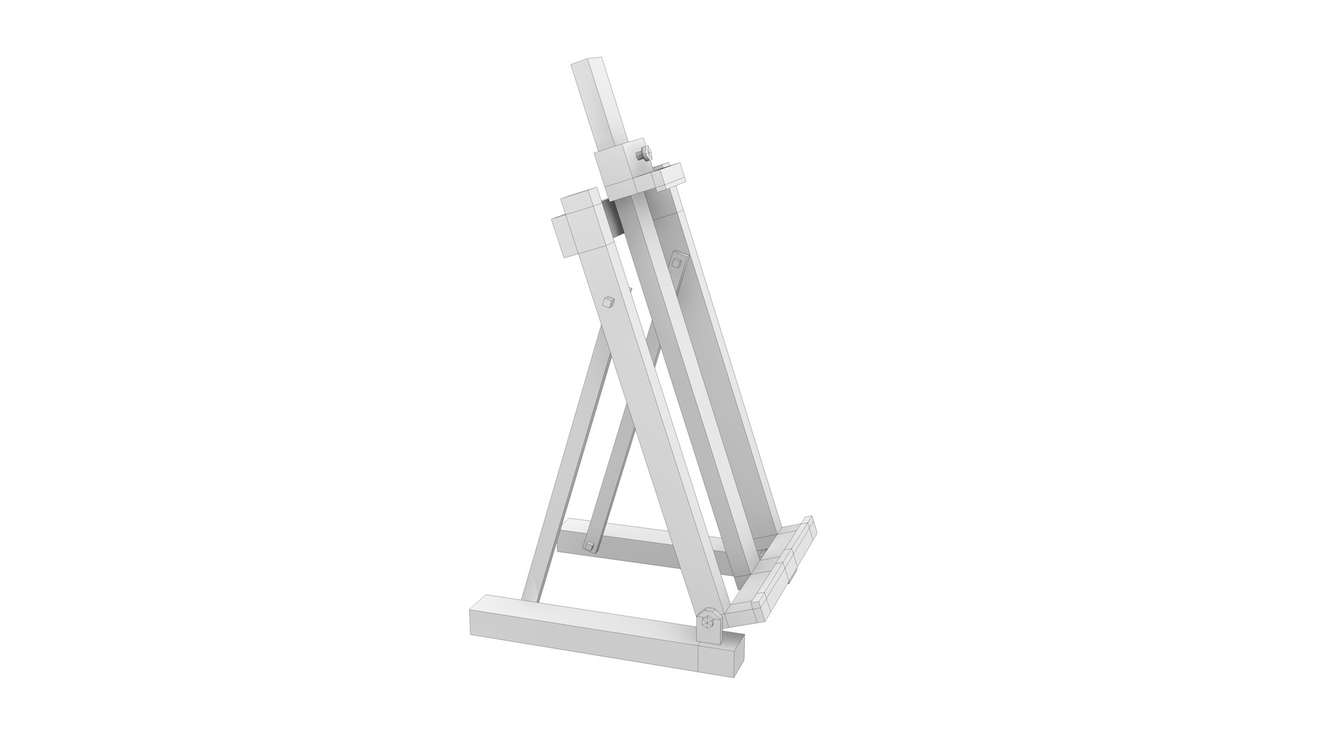 3D Easel Low Poly - TurboSquid 1829718