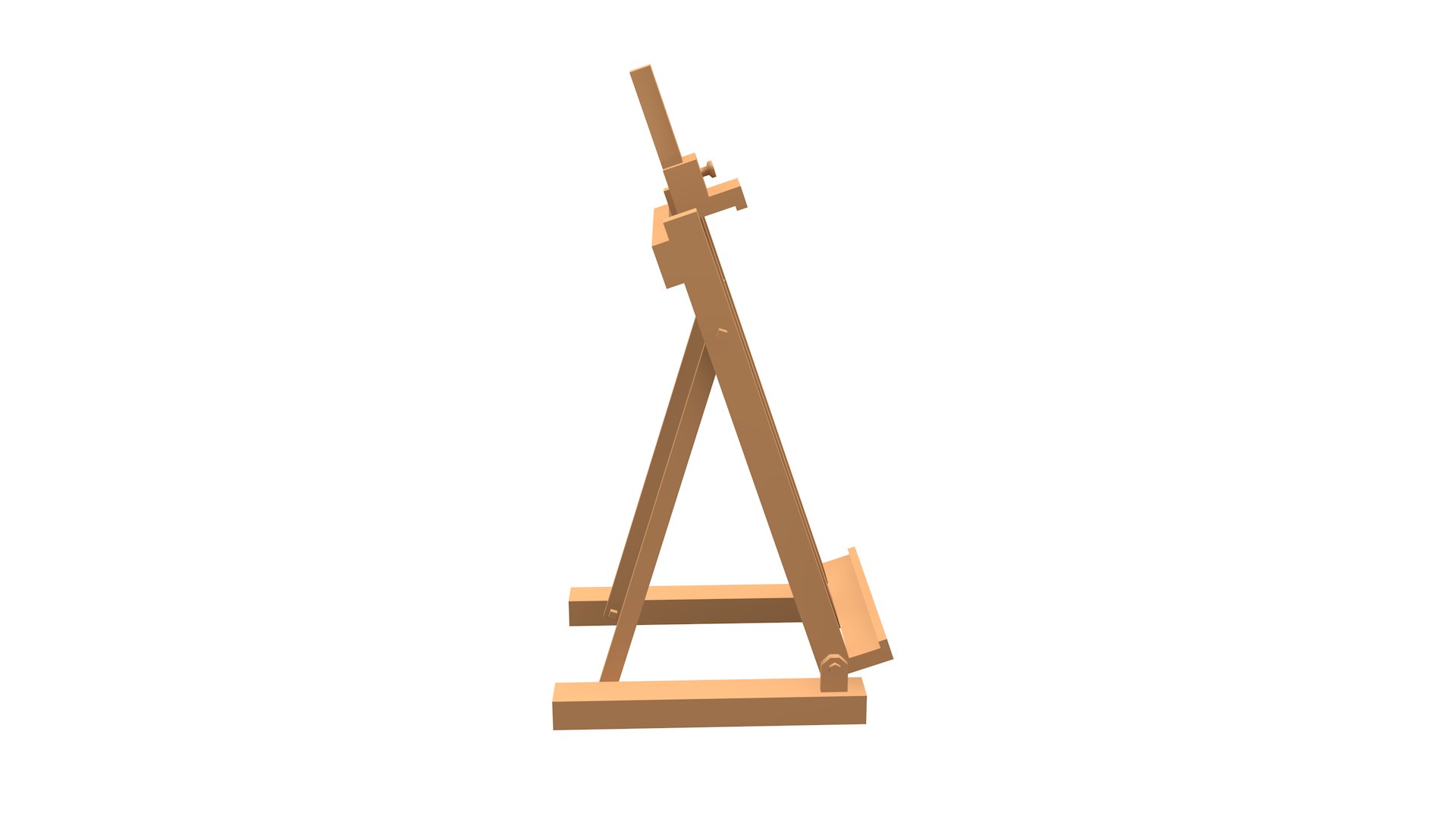 3D Easel Low Poly - TurboSquid 1829718