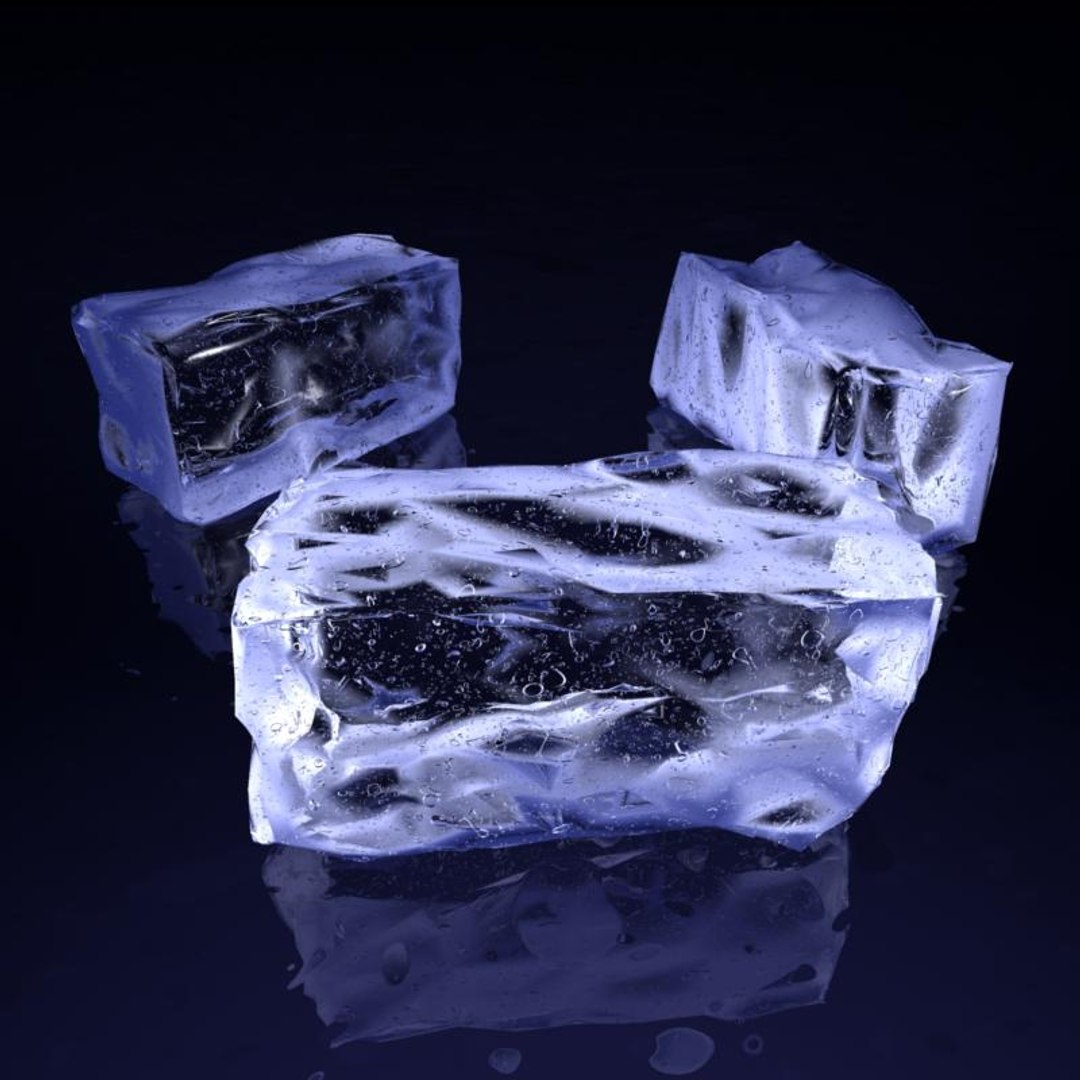 Ice Cubes 3d Model