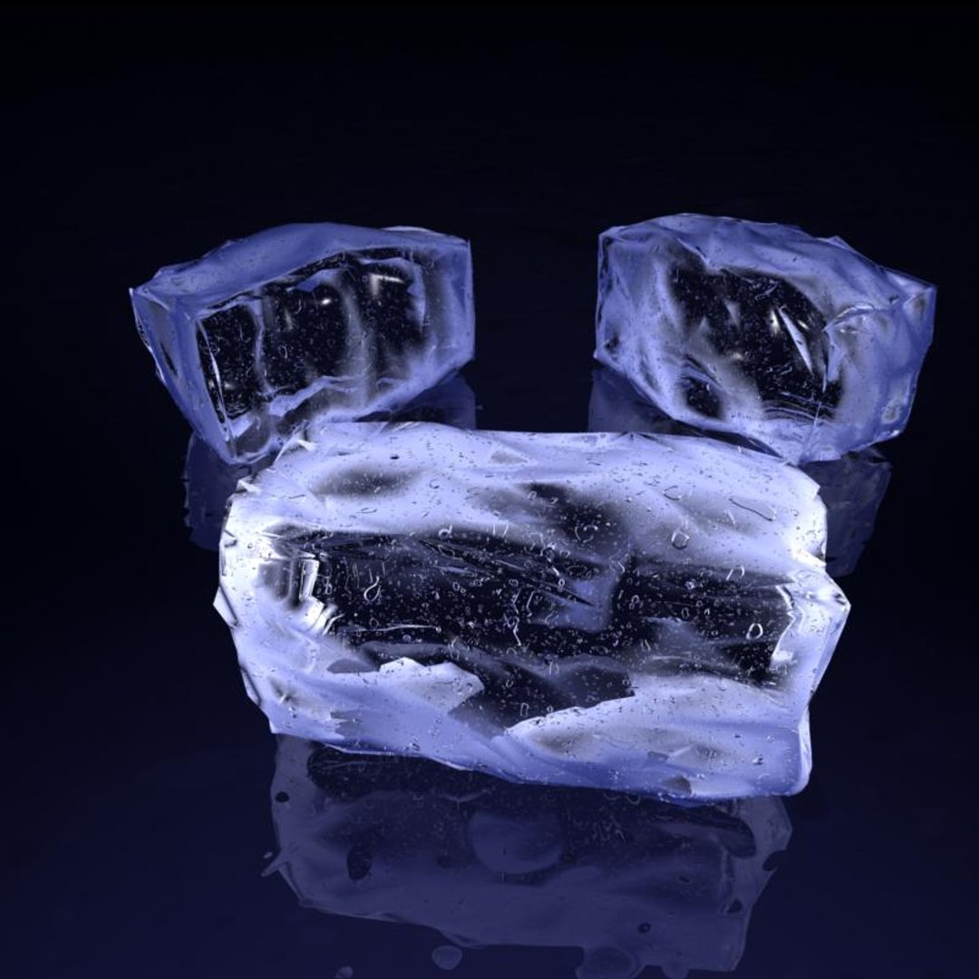 Ice Cubes 3d Model